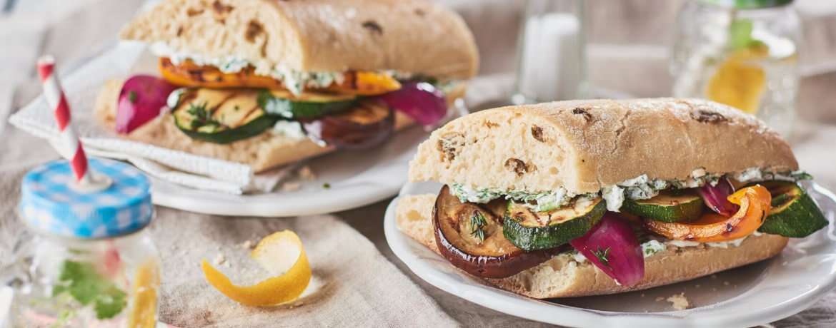 Sandwich mit Grillgemüse - Rezept | LIDL Kochen