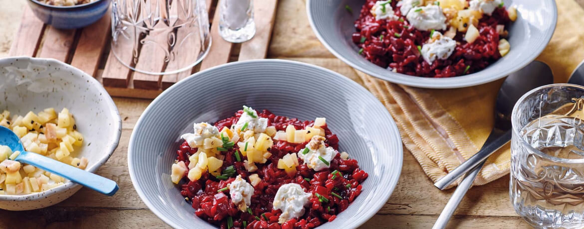 Rote Bete Risotto mit Meerrettich - Rezept | LIDL Kochen