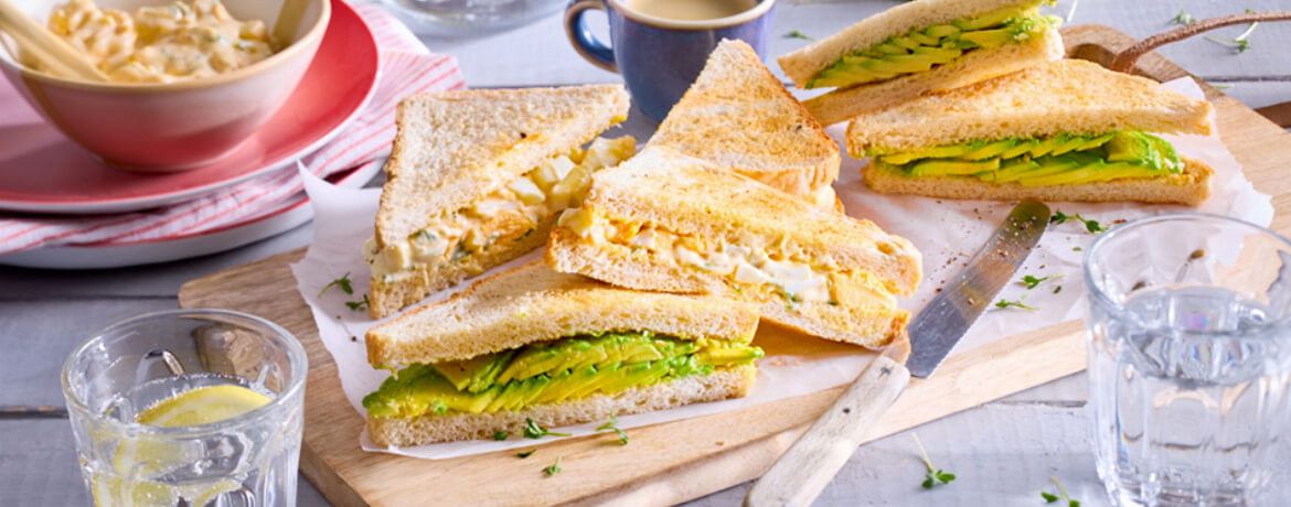 Ei-Sandwich Kresse-Mayo Avocado - Rezept | LIDL Kochen