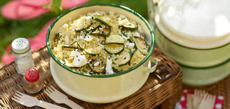 Zucchini-Bulgur-Salat mit Feta - Rezept | LIDL Kochen