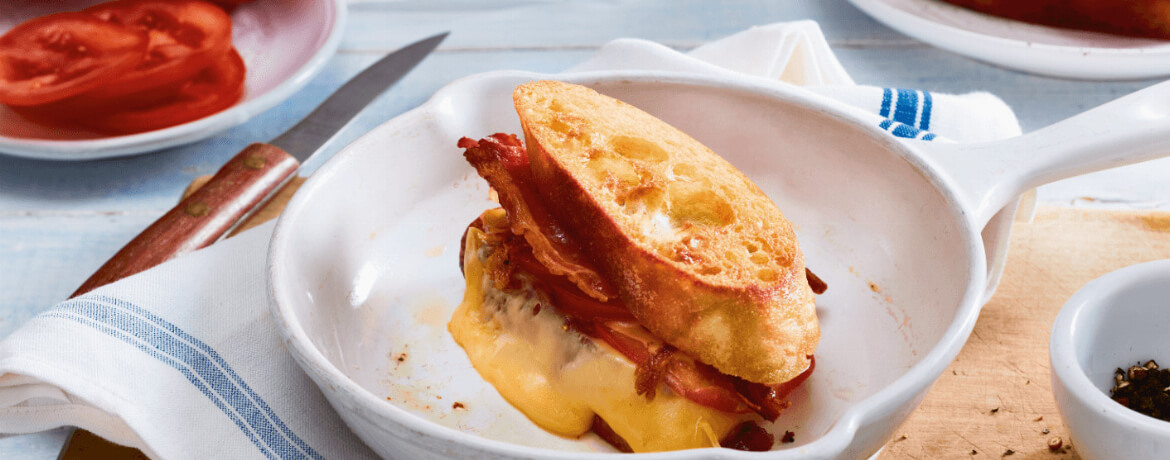 Knusprige Bacon-Gouda-Sandwiches - Rezept | LIDL Kochen