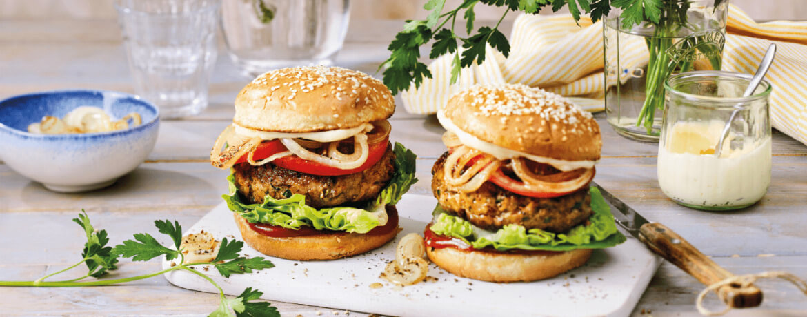 Gemüse-Hack-Burger - Rezept | LIDL Kochen