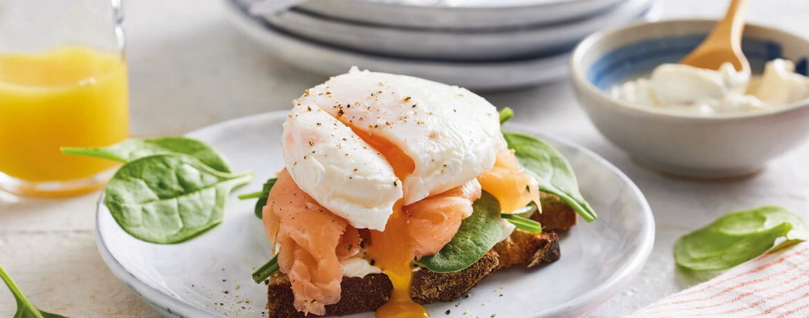 Lachs-Brot mit pochiertem Ei - Rezept | LIDL Kochen