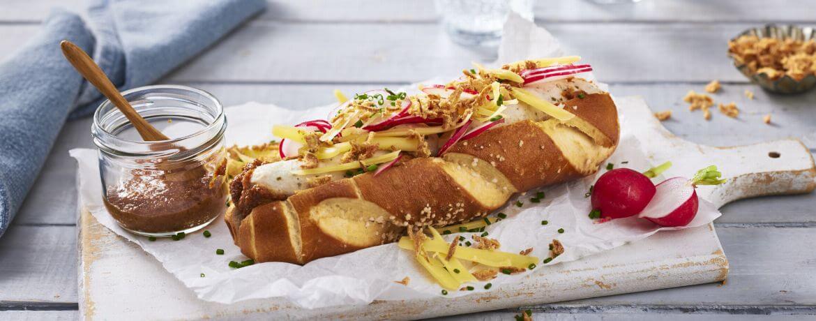 Weißwurst-Laugen-Hot-Dogs - Rezept | LIDL Kochen