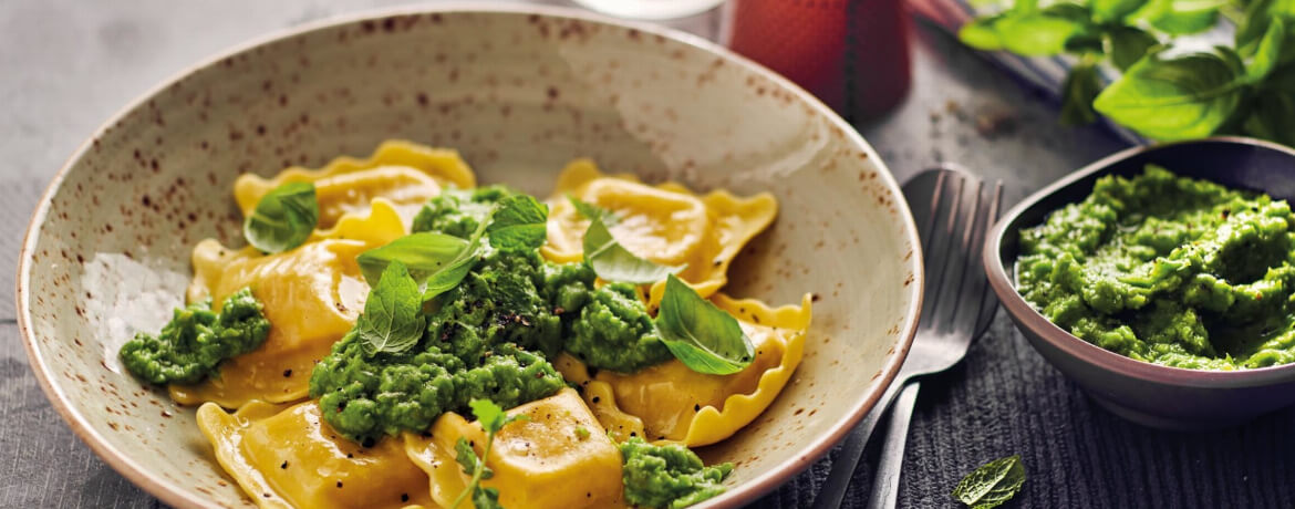Ravioli mit Erbsen - Rezept | LIDL Kochen
