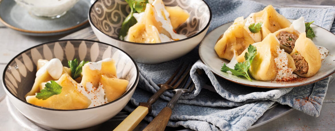Manti mit Joghurtsauce - Rezept | LIDL Kochen