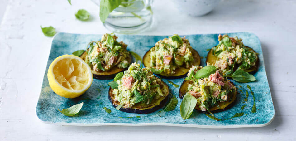 Aubergine mit Thunfisch-Avocado - Rezept | LIDL Kochen