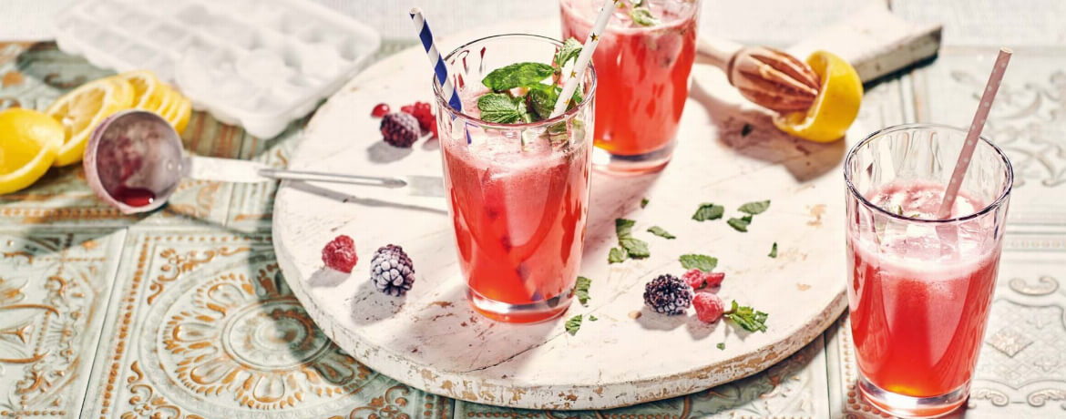 Beeren-Limonade mit Minze - Rezept | LIDL Kochen