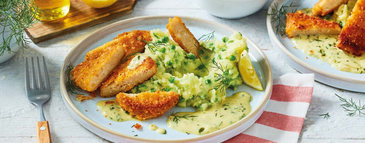 Vegane Mini-Schnitzel in Kräutersauce - Rezept | LIDL Kochen