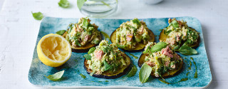 Aubergine mit Thunfisch-Avocado - Rezept | LIDL Kochen