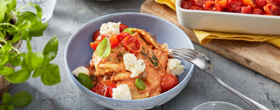 Ravioli mit Ofen-Tomaten - Rezept | LIDL Kochen