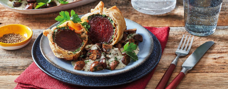 Rote Bete im Kräuter-Blätterteigmantel - Rezept | LIDL Kochen