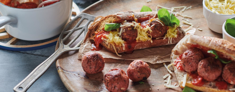 Veganes Meatball-Sandwich - Rezept | LIDL Kochen