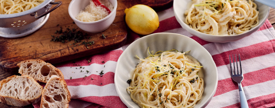 Spaghetti in Zitronensauce / Pasta al limone - Rezept | LIDL Kochen