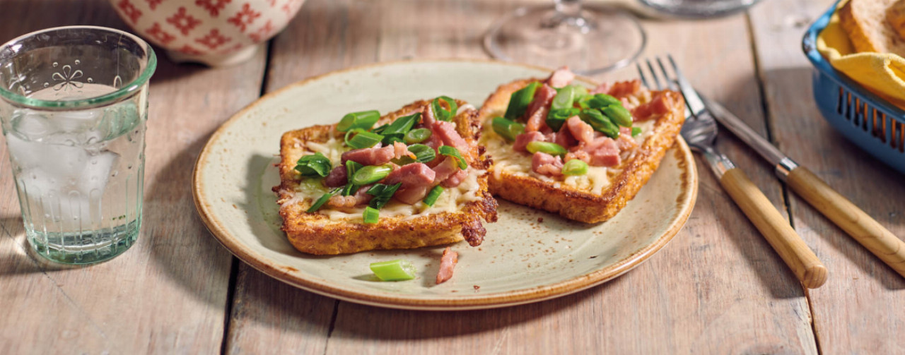 French Toast mit Speck und Käse - Rezept | LIDL Kochen