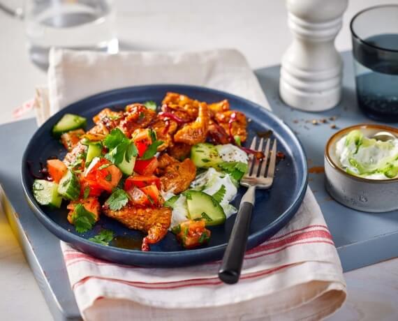 [Schnell & einfach] Putengyros & griechischer Salat | LIDL Kochen